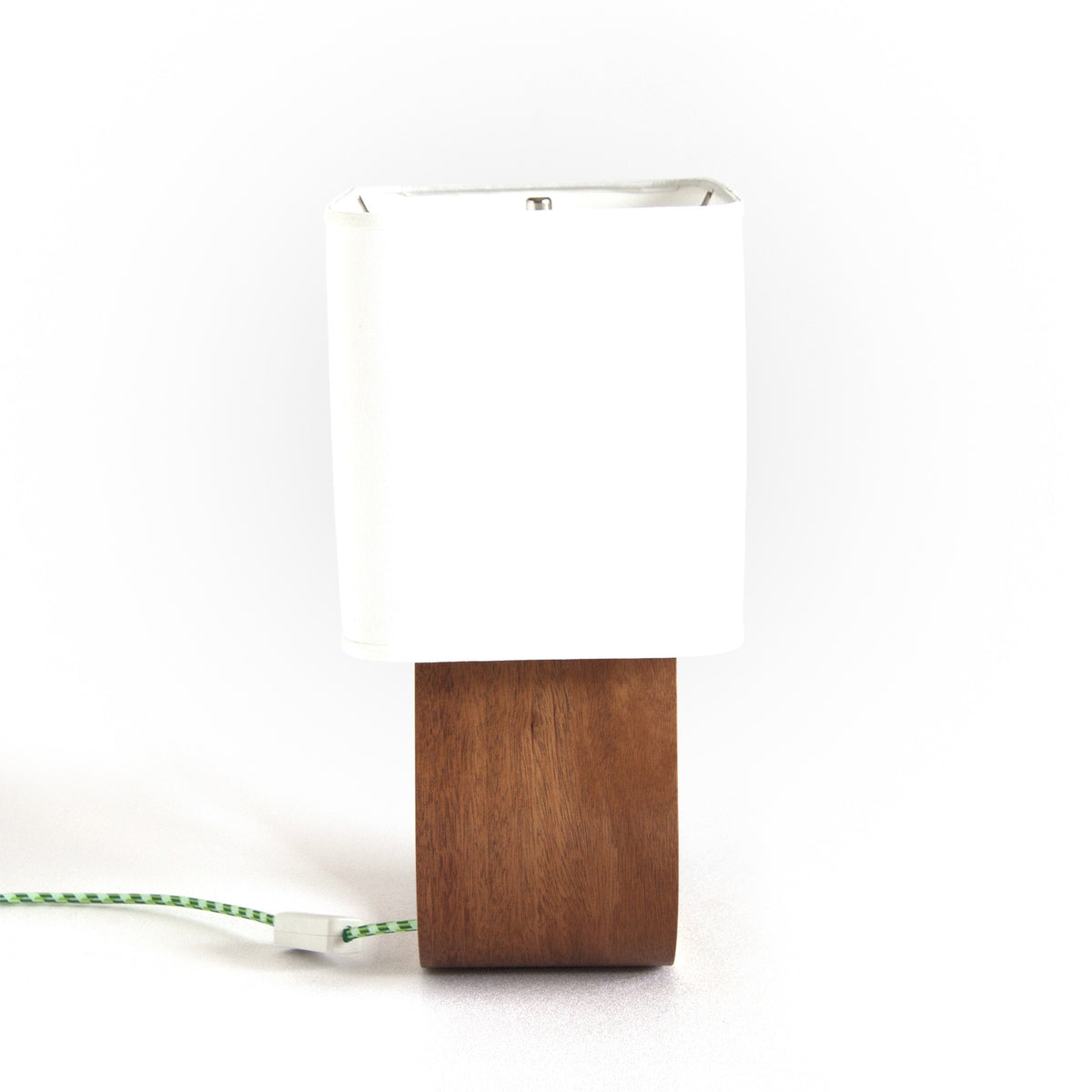 Michigan Left Table Lamp - Handmade Modern Bent Plywood by Ciseal