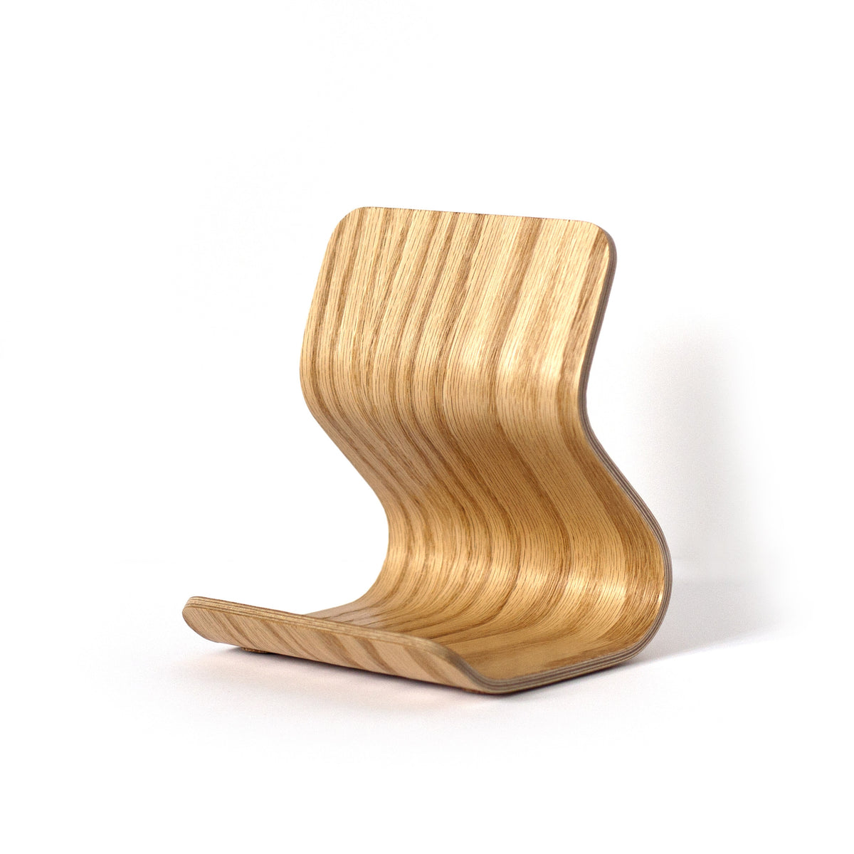 Ray Tablet Stand - Handmade Mid Century Modern Bent Plywood by Ciseal