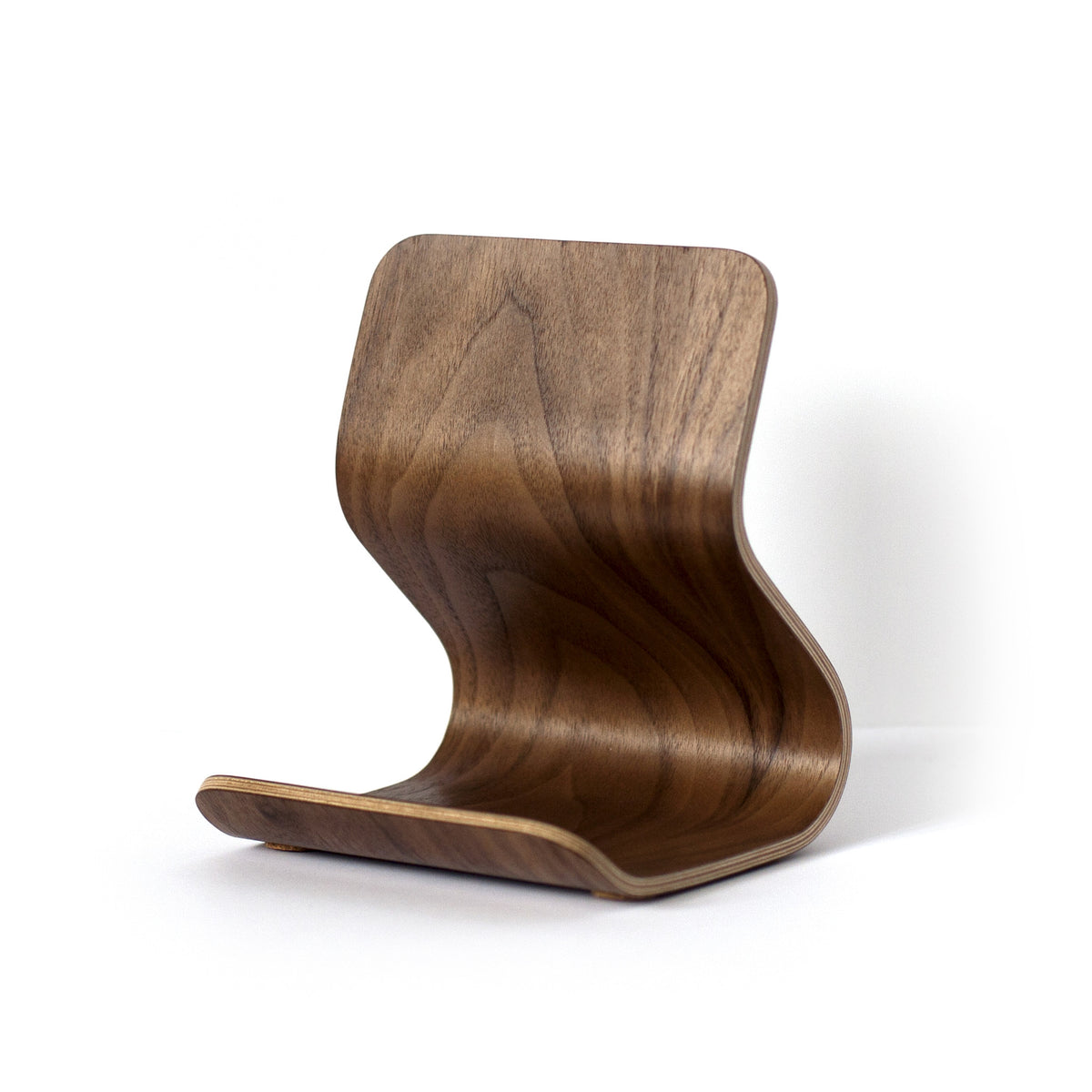 Ray Tablet Stand - Handmade Mid Century Modern Bent Plywood by Ciseal