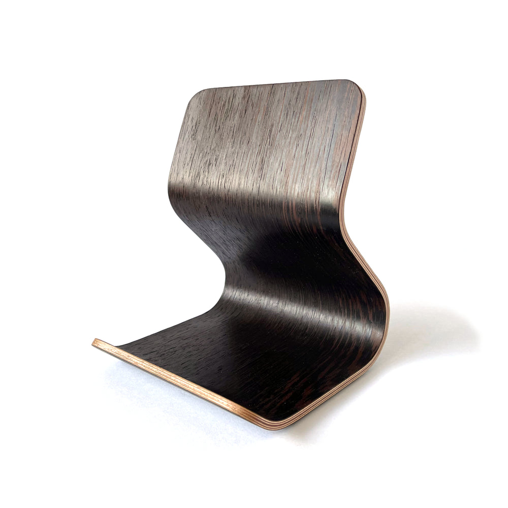 Ray Tablet Stand - Handmade Mid Century Modern Bent Plywood by Ciseal